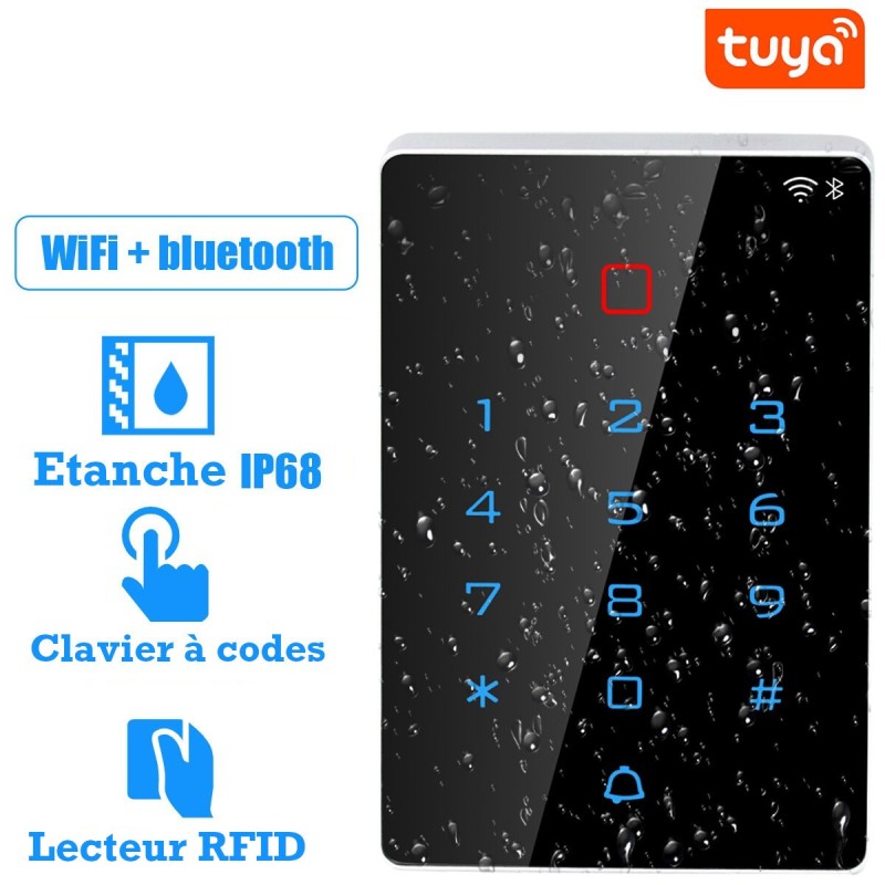 Digicode connecté wifi de portail et portillon pilotable par téléphone