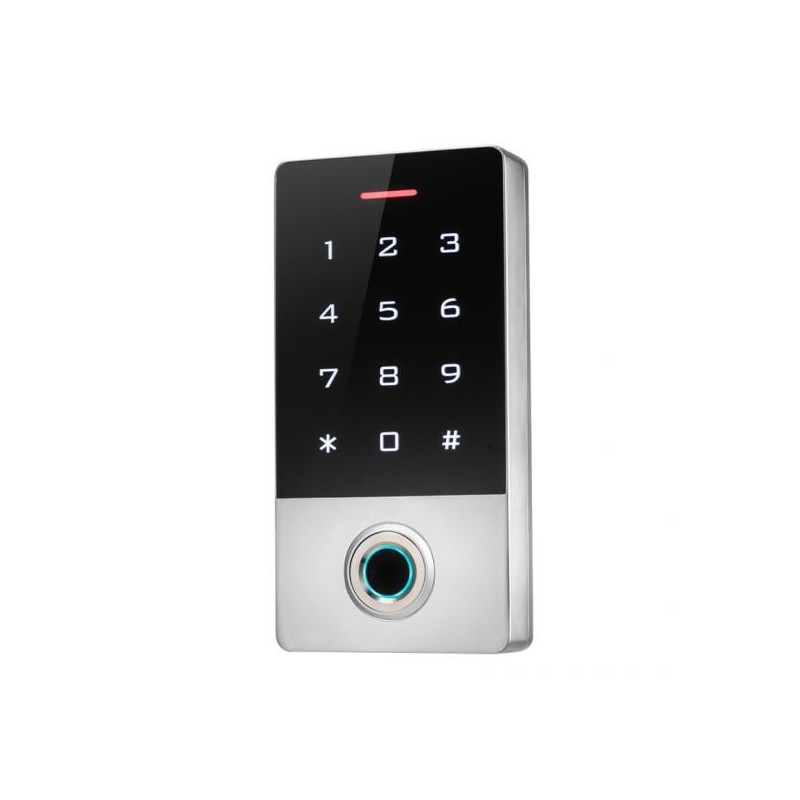 Digicode avec lecteur d'empreintes connecté wifi et lecteur RFID